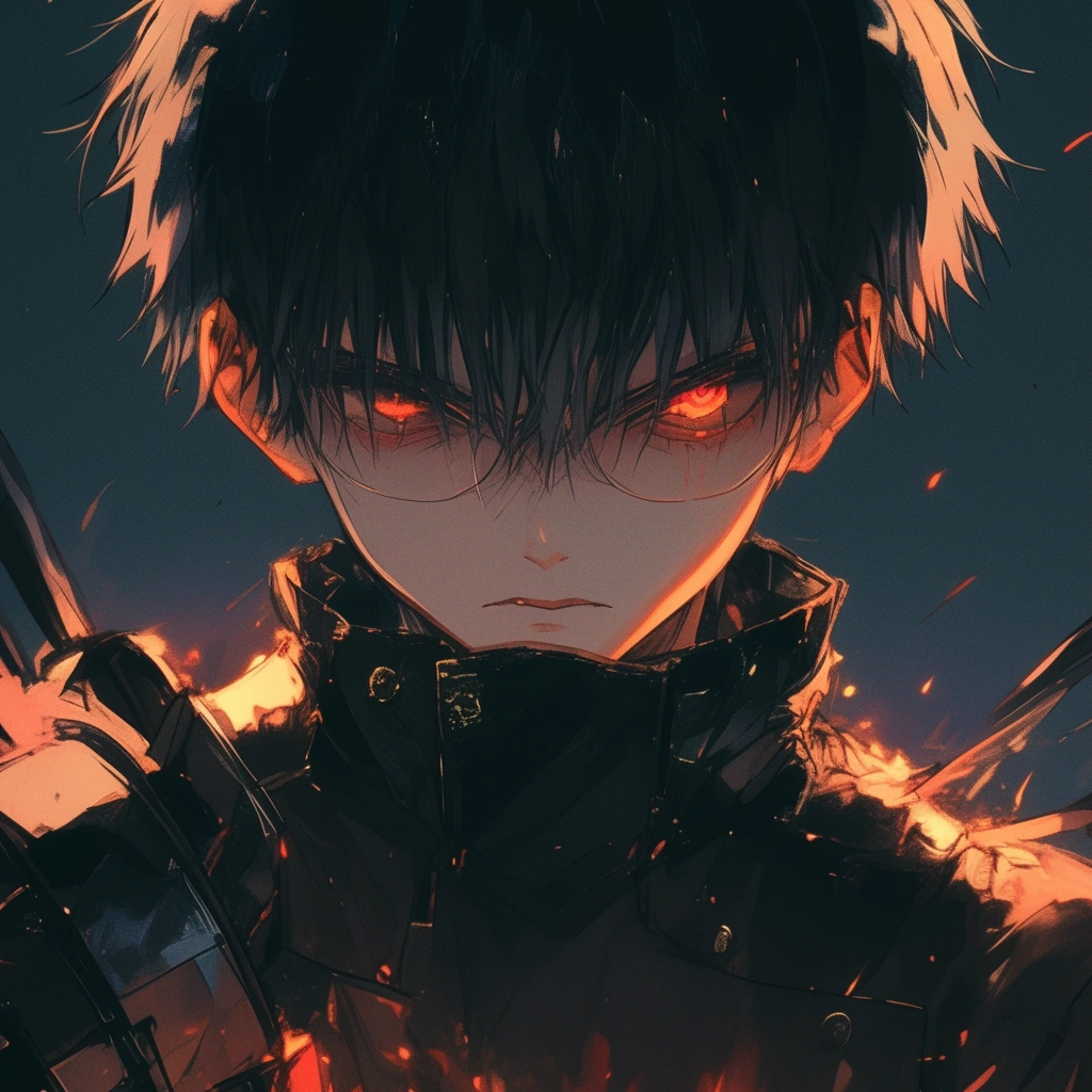 Anime pfp of touka kirishima from tokyo ghoul, aurora mood w | AnimePFP