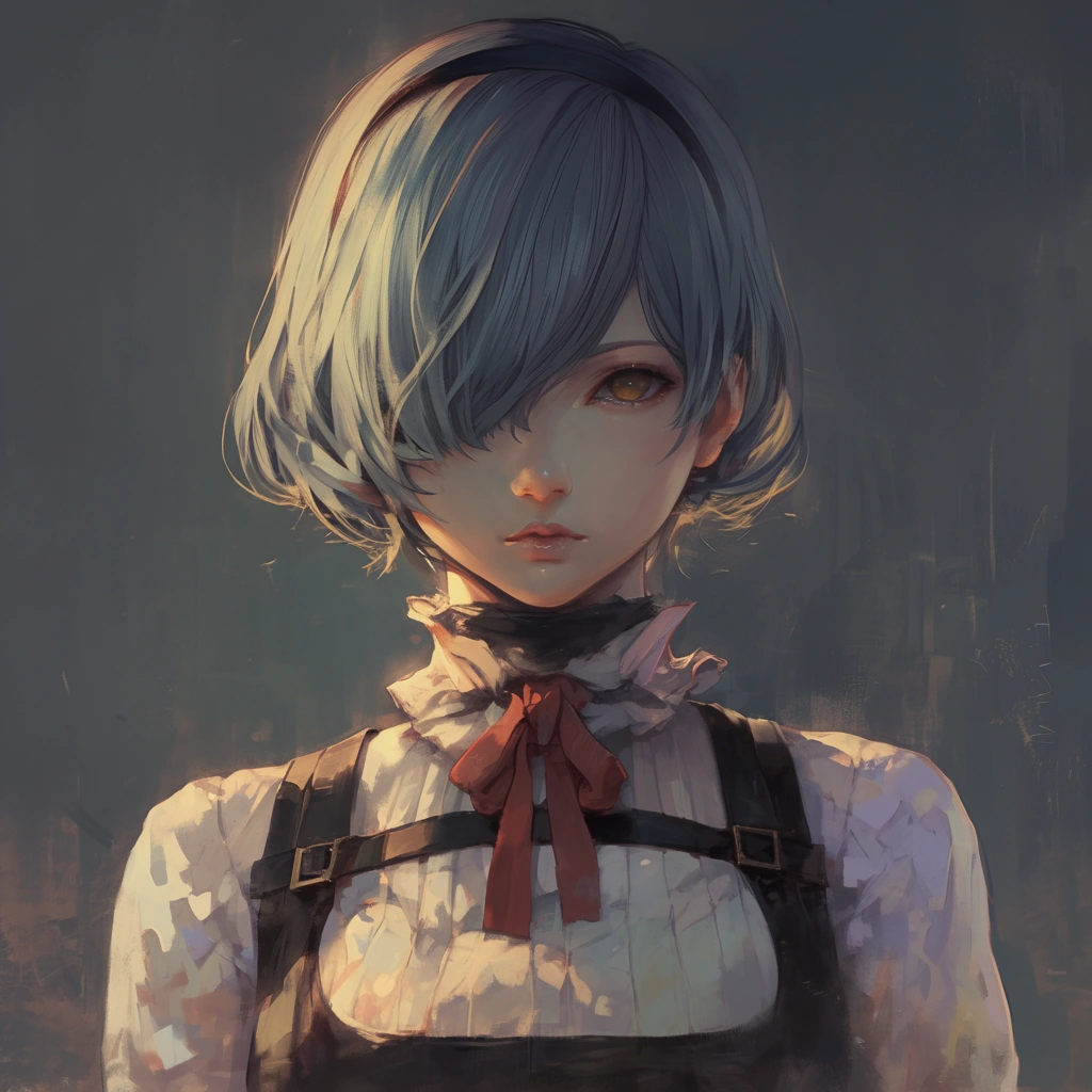 Tokyo ghoul touka kirishima icon with sad tone, clean profil | AnimePFP